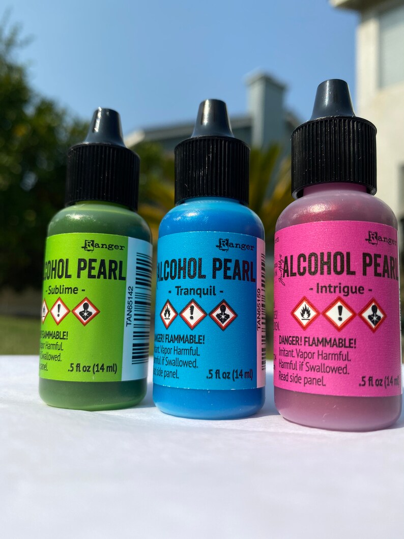 Pearl Alcohol Ink Choose Your Color Tim Holtz Alcohol Inks - Etsy