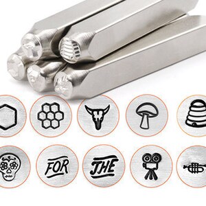 BOW Metal Stamp 6mm Impressart Ribbon Stamp Hand Stamping - Etsy