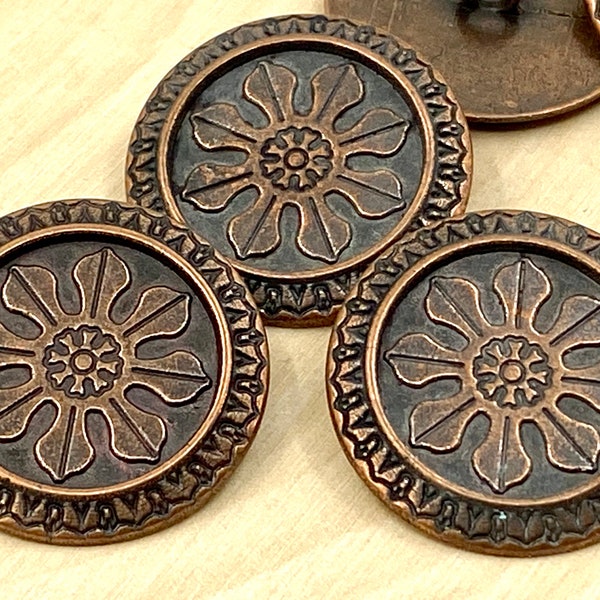 Large Antique Buttons - Etsy