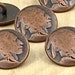 Indian Head Nickel, Metal Button 5/8" Antique Copper Buttons Qty 4 to ...