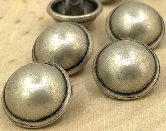 Metal Dome Buttons - Etsy