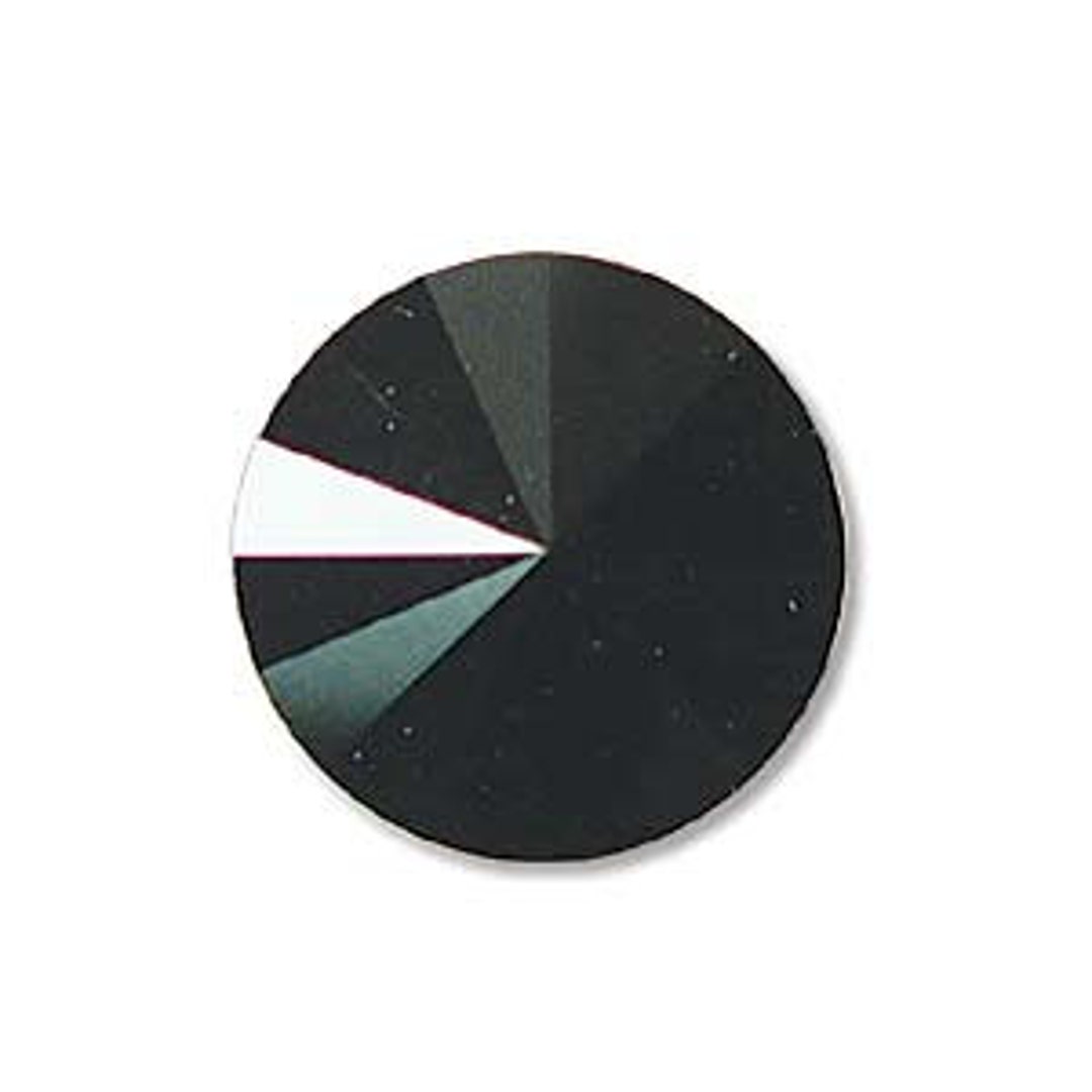 JET Rivolis Unfoiled Swarovski Crystal Elements 12mm Qty 2 JET BLACK Rivoli Stones - Etsy