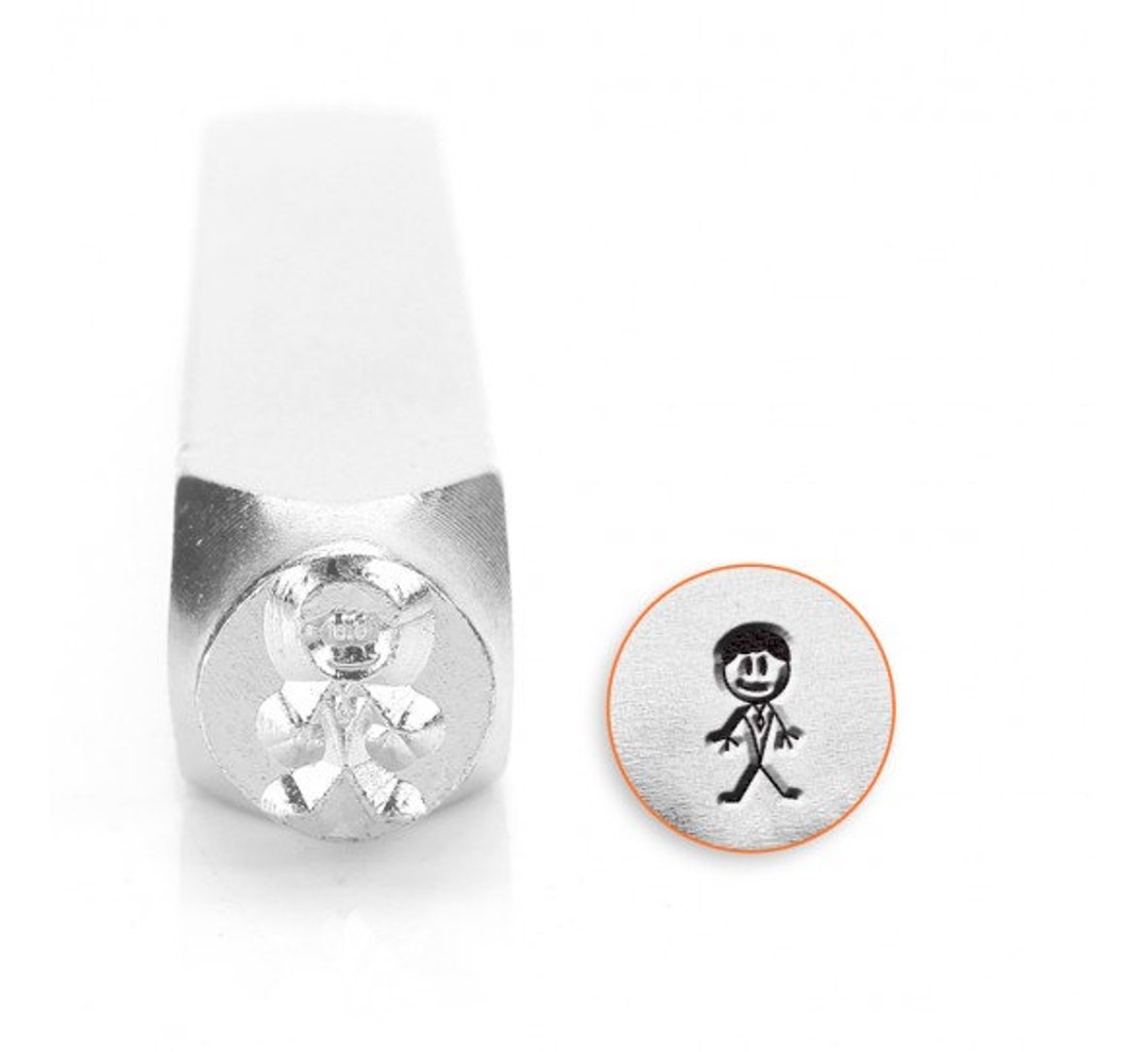 Daddy Stick Figure Metal Stamp Impressart Design Stamp 7mm Jewelers ...