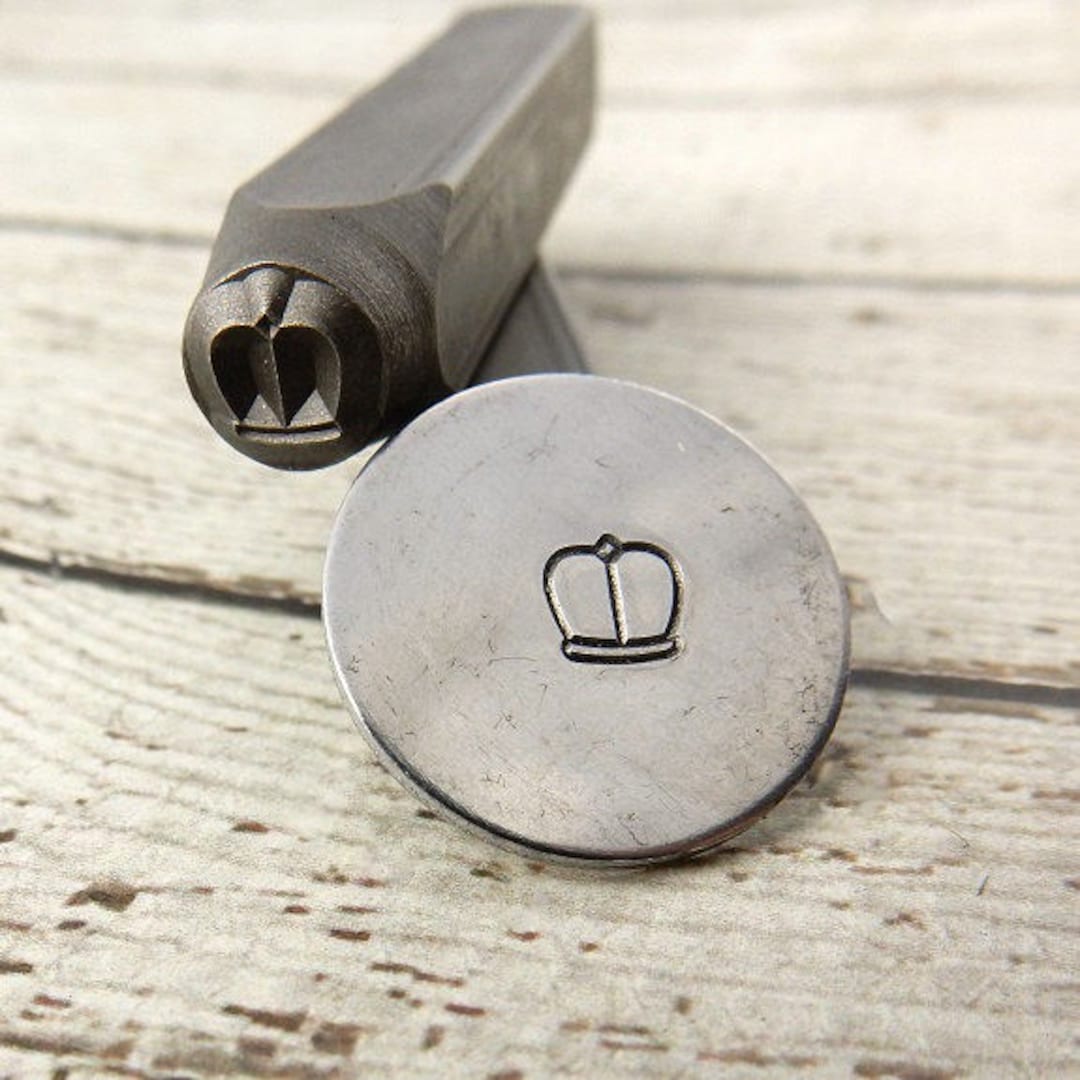KINGS CROWN Metal Stamp, 6 Mm, Royal Crown, Hand Stamping Tool, Metal ...