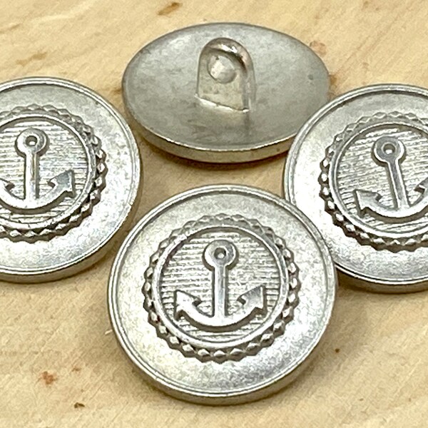 Antique Anchor Buttons - Etsy