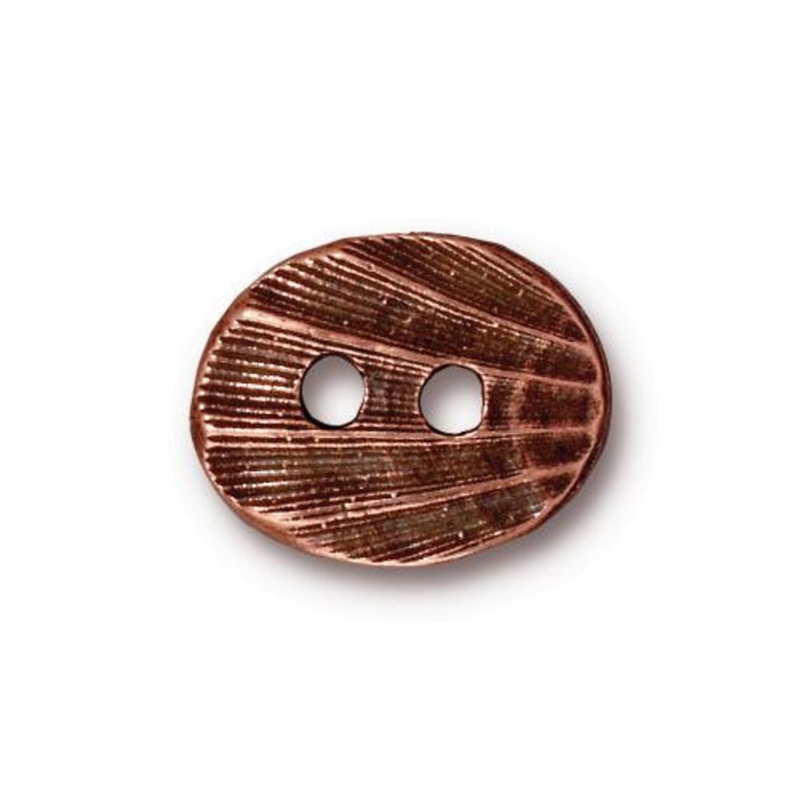 Tierracast OVAL SHELL Buttons Two Hole Oval Metal Buttons - Etsy
