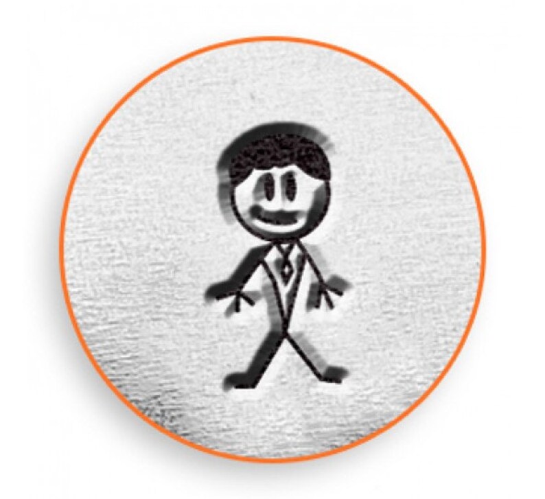 Daddy Stick Figure Metal Stamp Impressart Design Stamp 7mm - Etsy