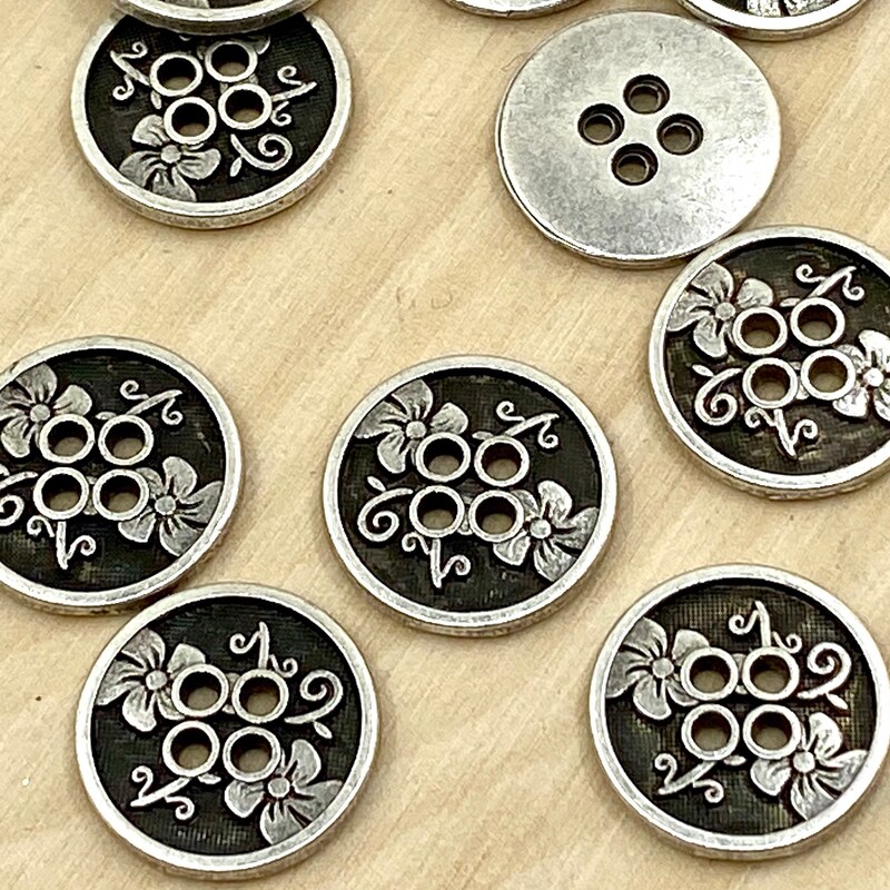 Metal Buttons for Jewelry - Etsy