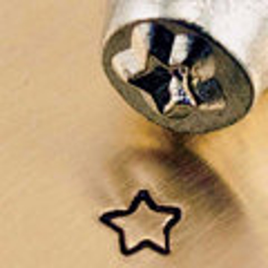 Fun Star Metal Stamp Impressart Design Metal Stamp 3mm Steel - Etsy