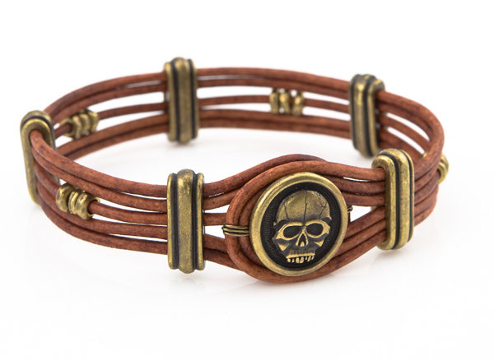 Scary Skull Buttons Skull Metal Buttons Tierracast Antique - Etsy