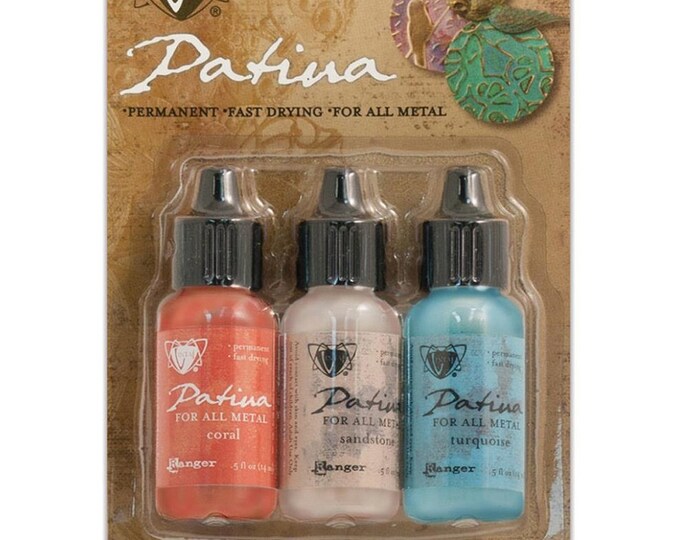 French Riviera Vintaj Patina Kit, Metal Patina Paint Kit by Ranger Ink ...