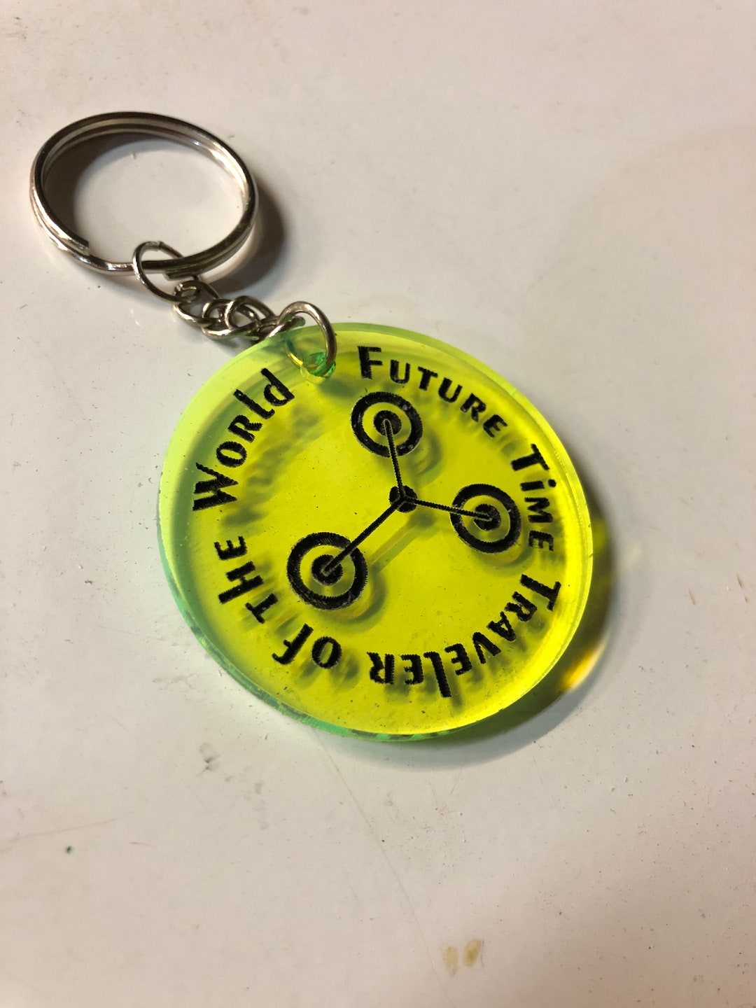 Future Time Traveler of the World Keychain - Etsy