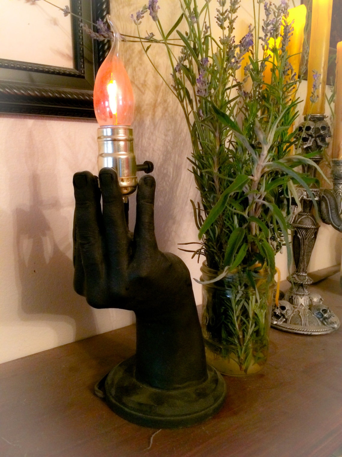 Hand Lamp - Etsy