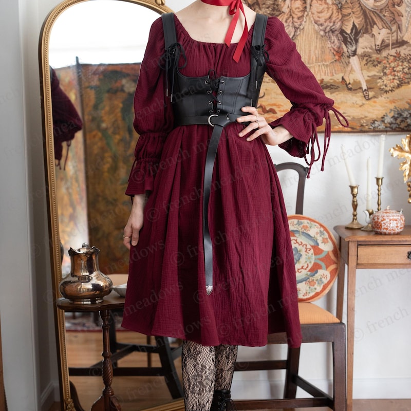 Red Gothic Dress - Etsy