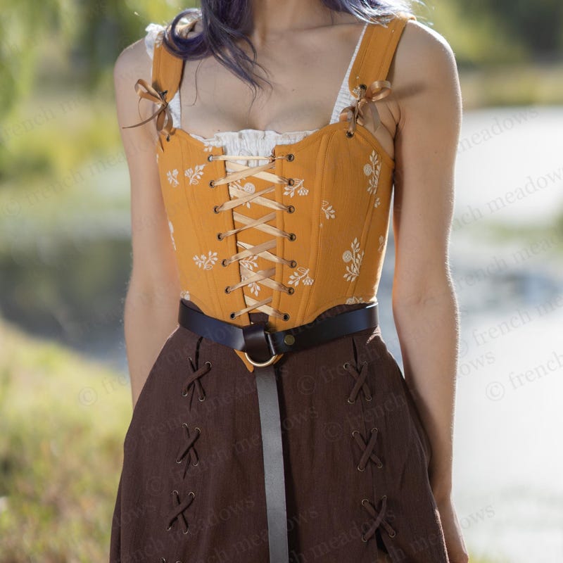 Yellow Corsets - Etsy