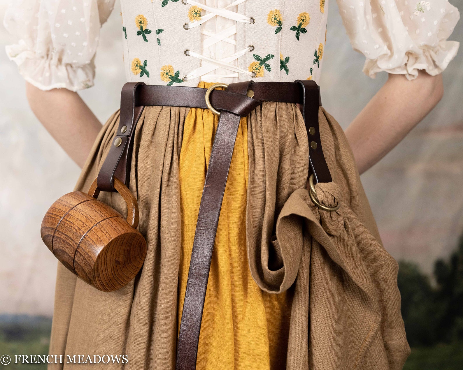 Leather Mug Holder Tankard Strap Tavern Mug Strap Renaissance Faire ...