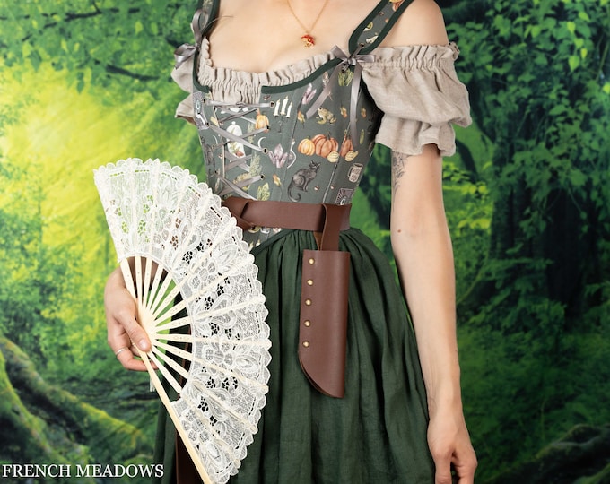 Under the Bust, Leather Warrior Maiden Waist Cincher, Corset, Greek ...