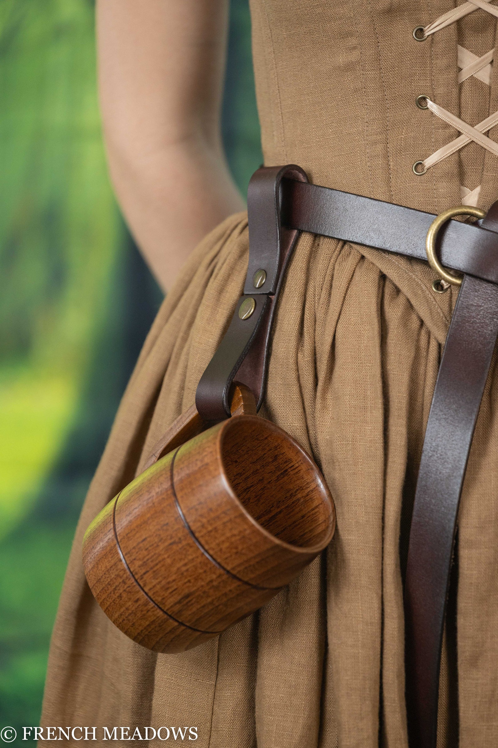 Leather Mug Holder Tankard Strap Tavern Mug Strap Renaissance Faire ...