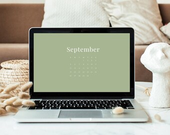 Desktop Wallpaper Calendar 2021 | Etsy