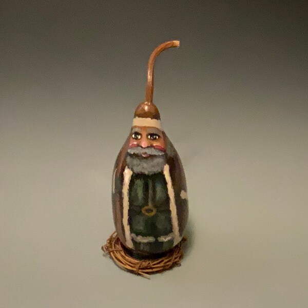 Santa Gourd - Etsy