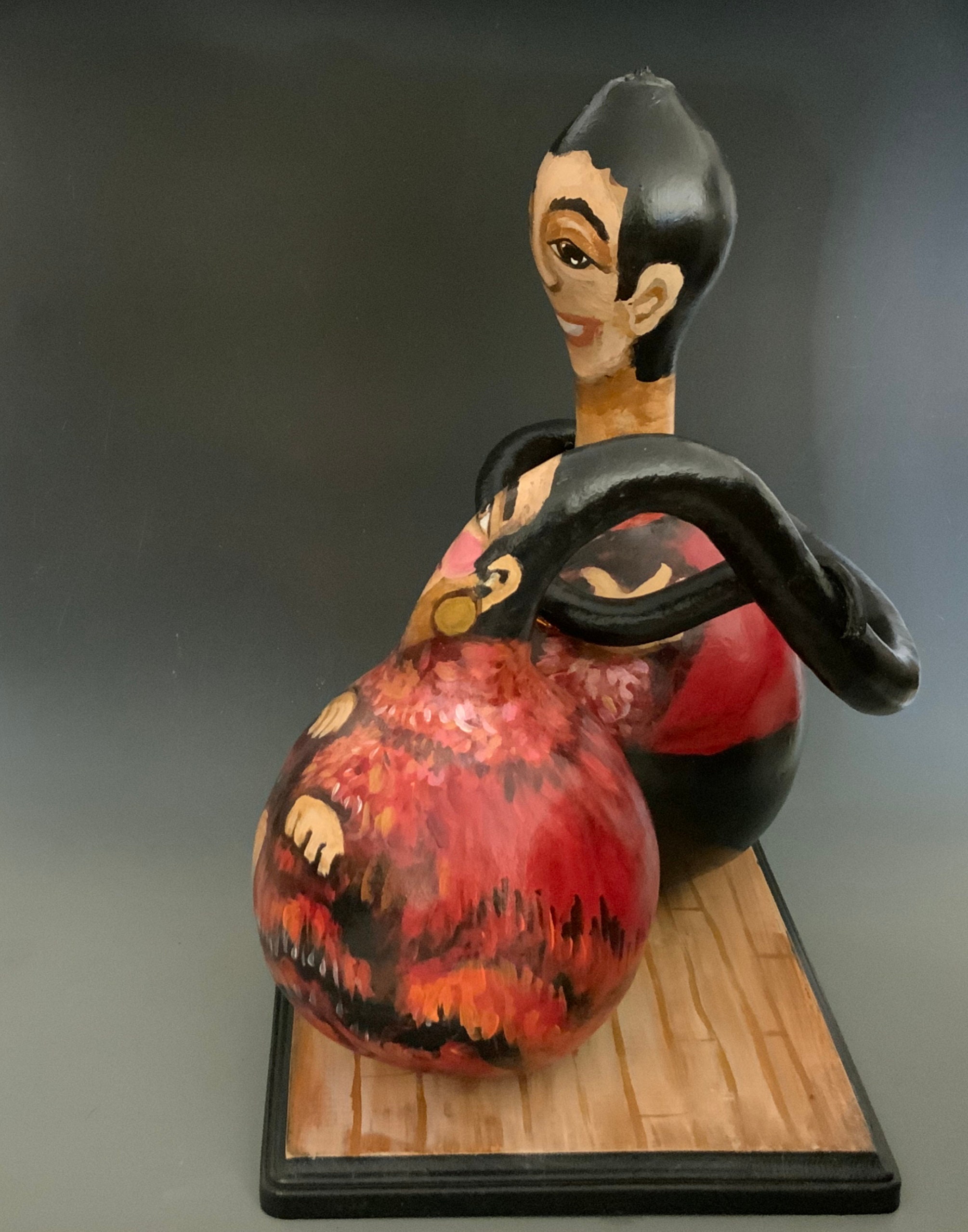 Hand Painted Latin Dancers Gourd Art - Etsy