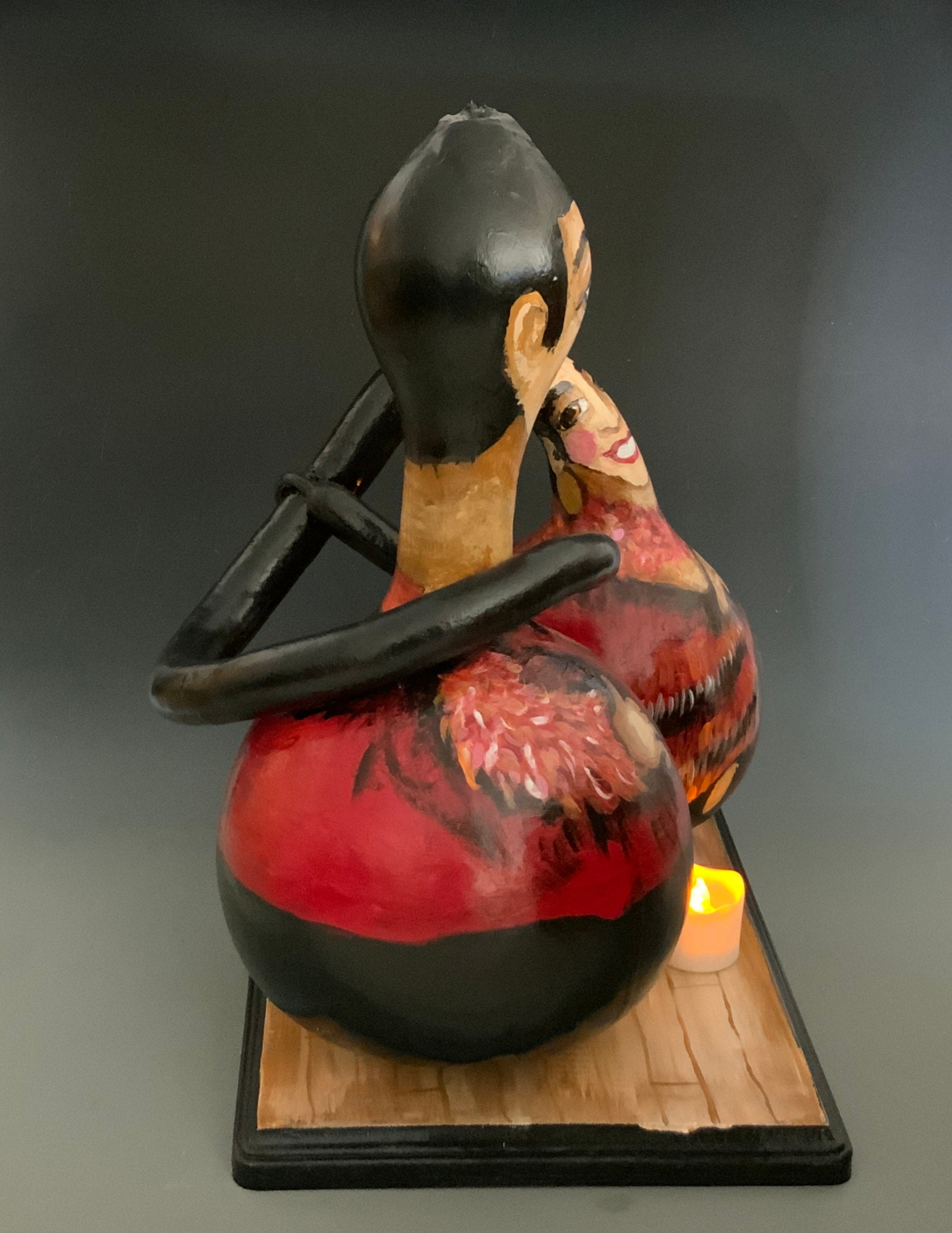 Hand Painted Latin Dancers Gourd Art - Etsy