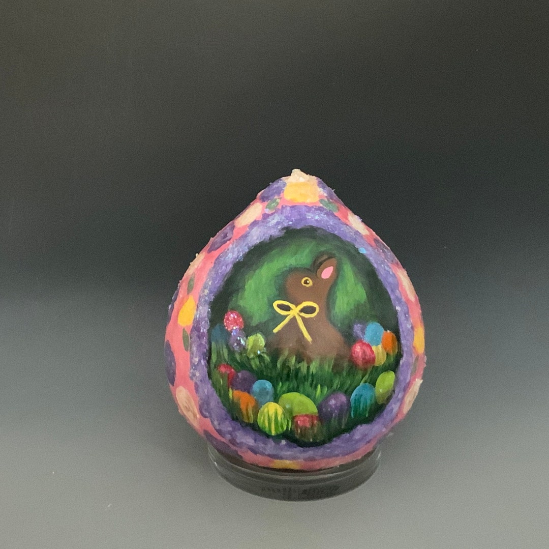 A Glittering Sugar Easter Egg Gourd Made to Look Like a Giant Piece of Candy - Etsy