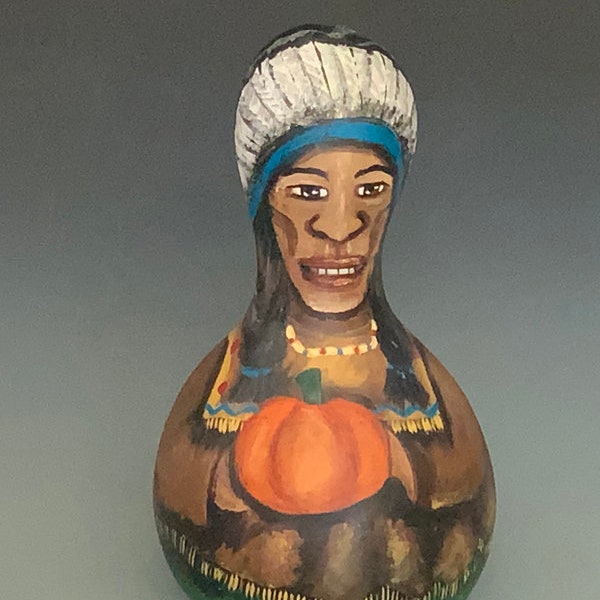 Native American Painted Gourds - Etsy