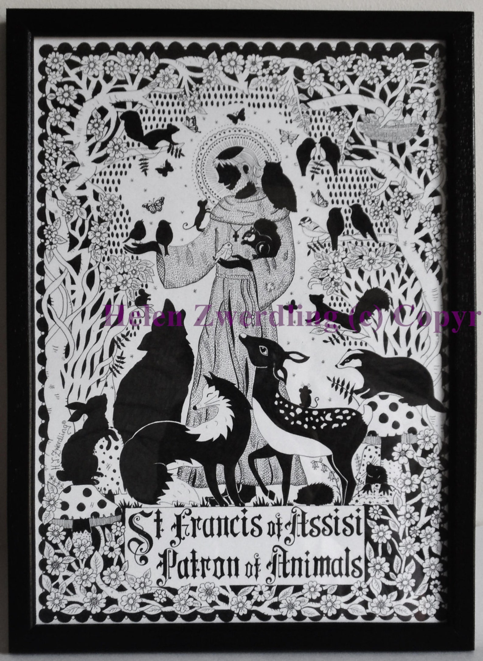 St. Francis of Assisi Patron Saint of Animals a High - Etsy