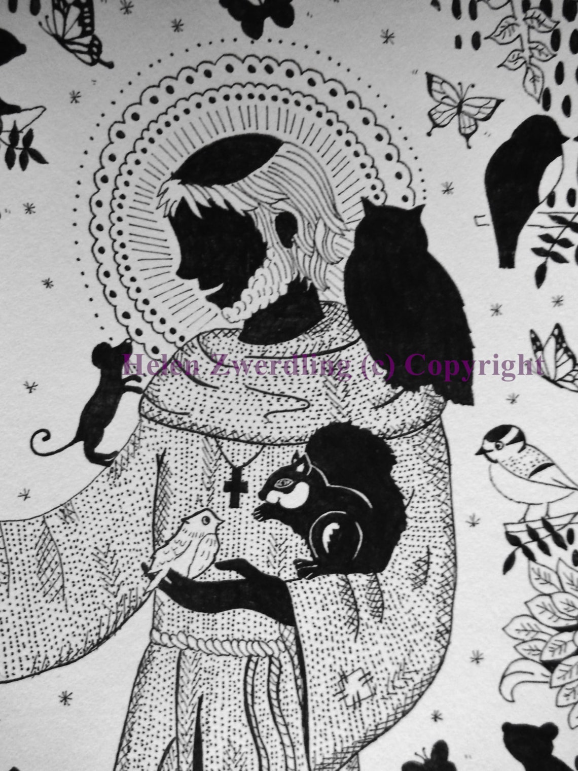 St. Francis of Assisi Patron Saint of Animals a High - Etsy