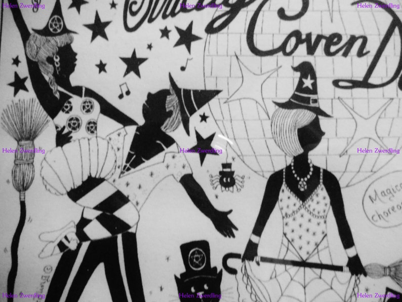 Strictly Coven Dancing ~ a High Quality Signed and Framed Print of an ...