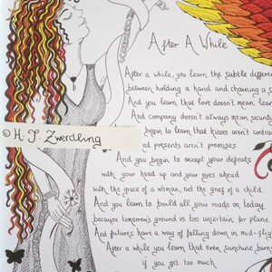 After a While Illustrated Poem by Veronica Shoffstall - a High Quality ...