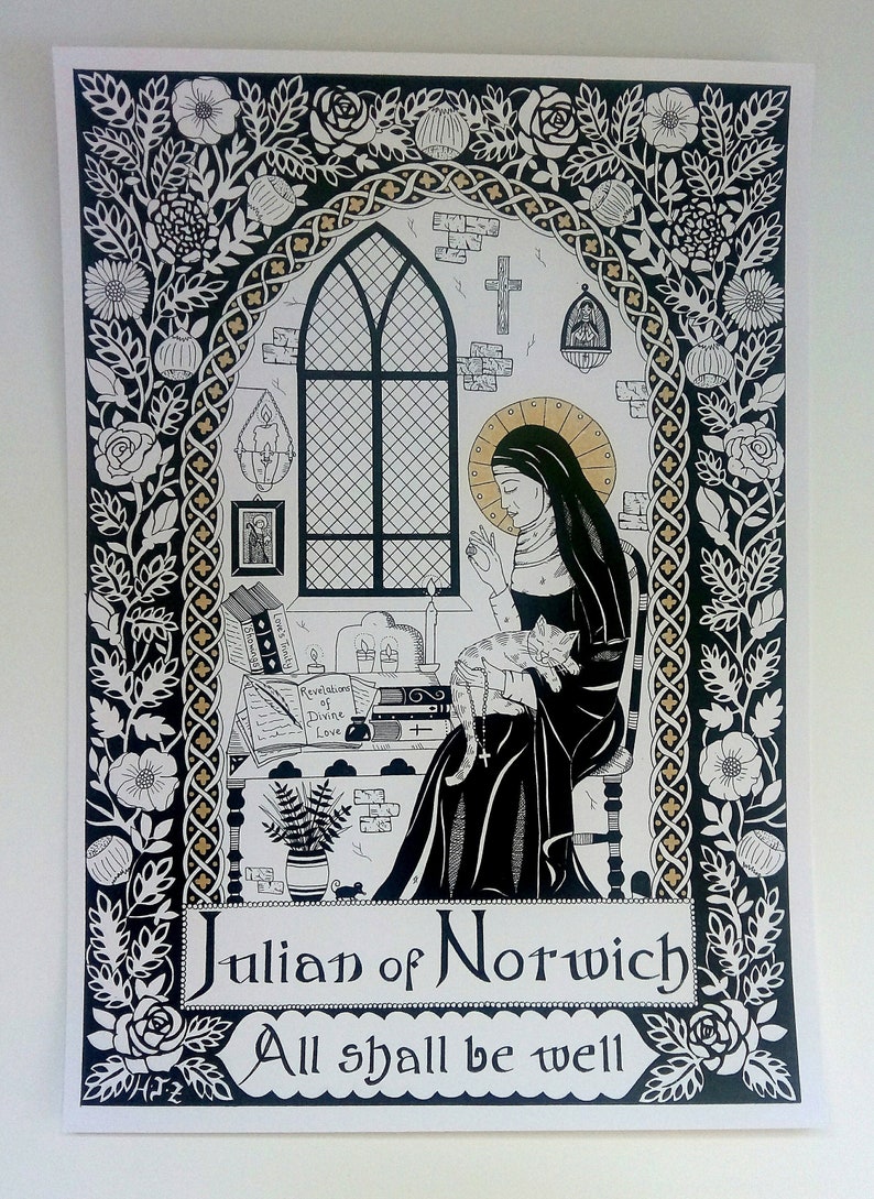 Julian of Norwich ~ Patron Saint of Cats & Contemplatives.a High ...