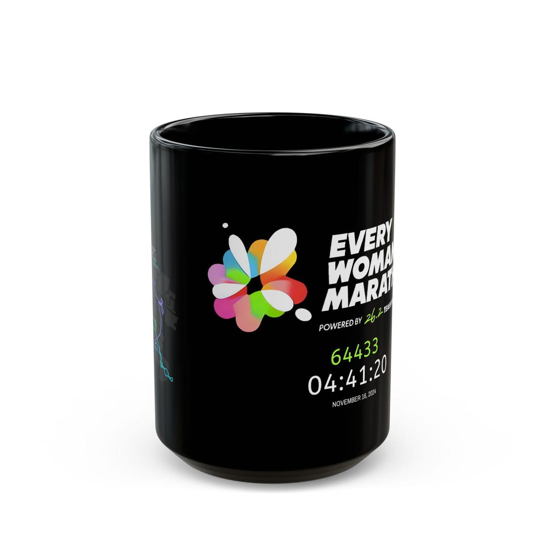 Personalized EWM Marathon Mug: Custom Bib Number & Finish Time - Etsy
