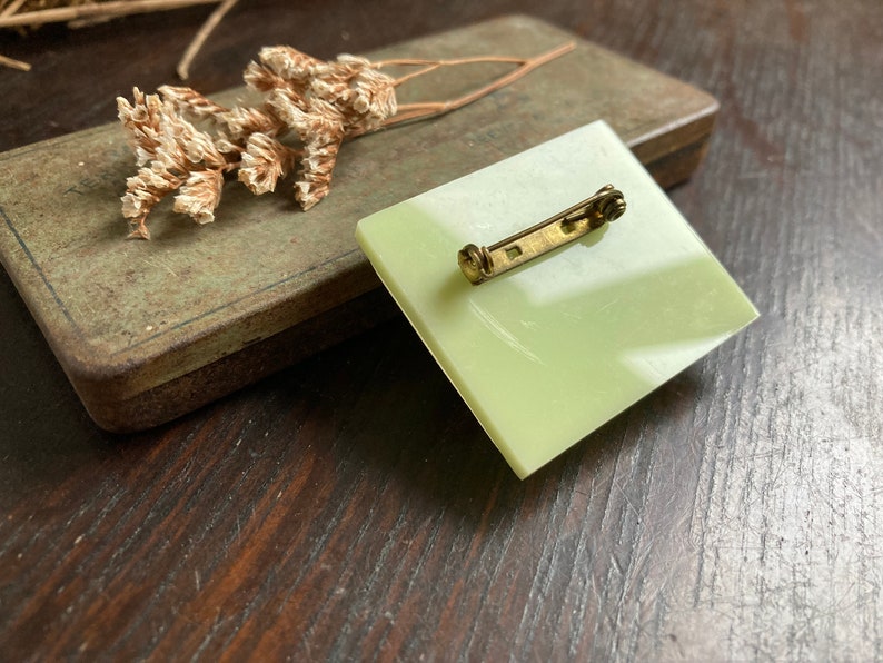 1940s Lucite Brooch With Dried Flowers & Original Box - Etsy