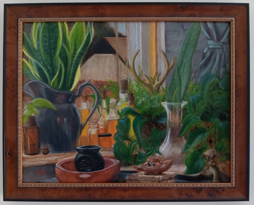 Apothecary Window | Original Oil Painting - Etsy