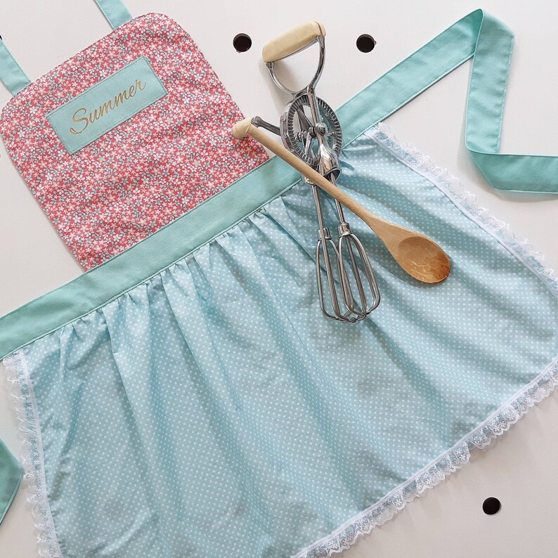 Floral Apron Kids Apron Aprons for Girls Pretty Apron - Etsy