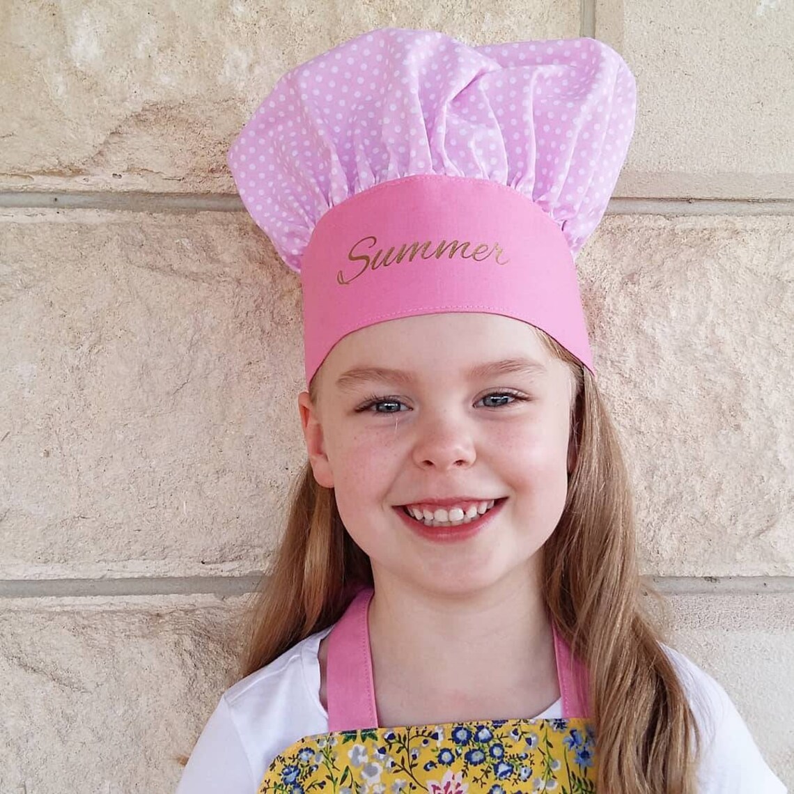 Girls Chef Hat Personalised Chef Hat Chef's Hat for - Etsy 日本