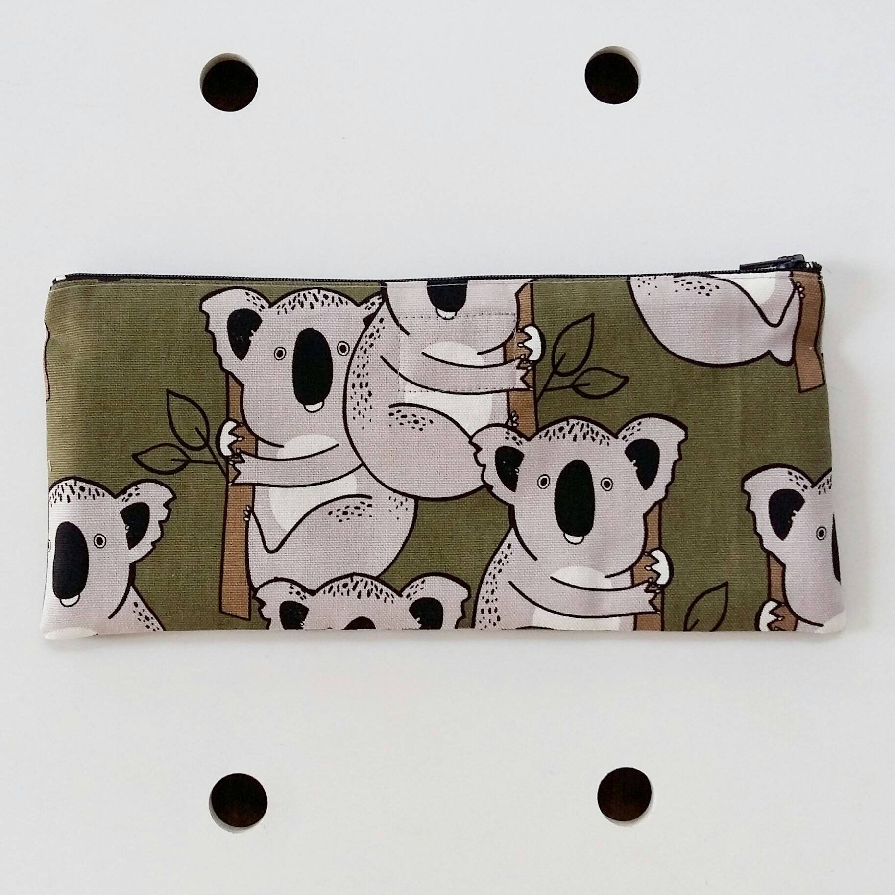 Koala Pencil Case Personalised Pencil Case Koala Cosmetic | Etsy