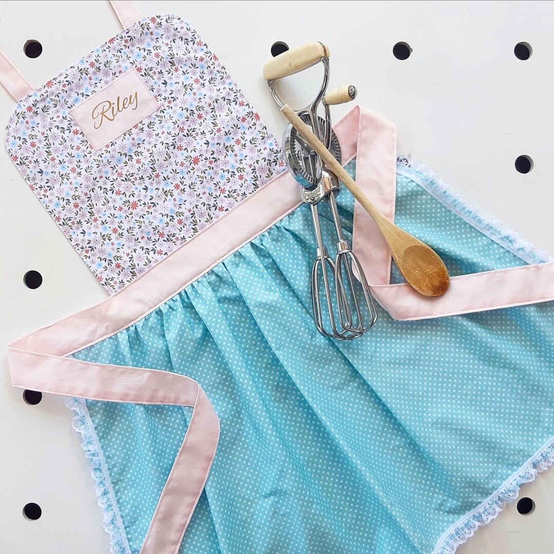Floral Apron | Kids Apron | Aprons for Girls | Pretty Apron | Girls ...