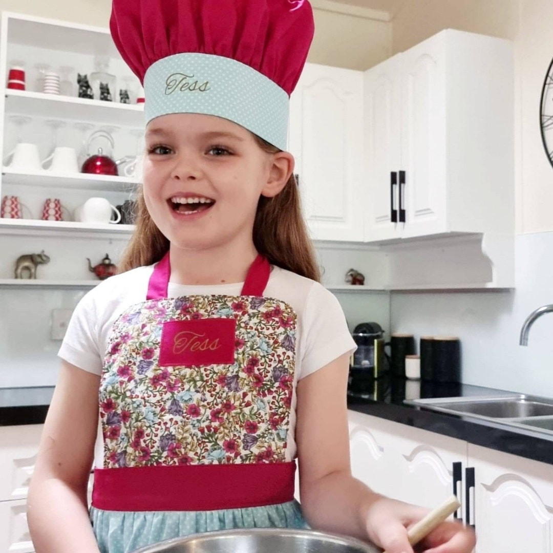 Apron Gift Set | Kids Baking Gift | Kids Kitchen Apron | Kids Apron Set ...
