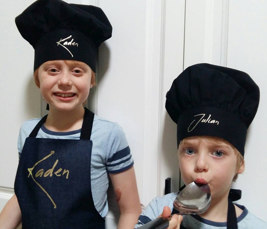 Kids Chef Hat | Personalised Chef Hat | Children's Chef Hat | Baking ...