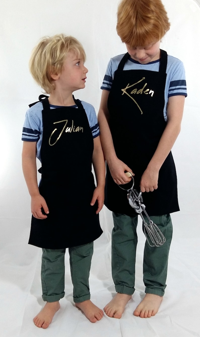 Kids Personalised Apron Kids Aprons Baking Gift | Etsy
