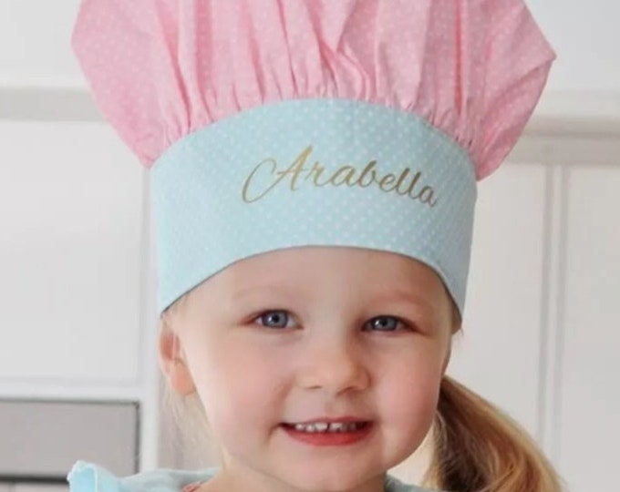Kid's Chef Hat - Personalized Chef Hat for Kid - Kids Costume ...