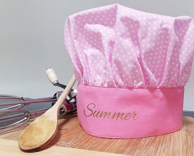 Girls Chef Hat Personalised Chef Hat Chef's Hat for | Etsy