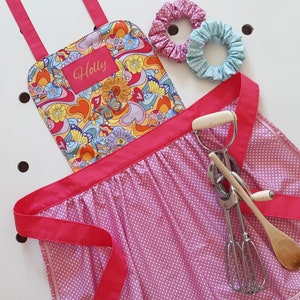 Barbie Apron Set | Barbie Inspired | Kids Apron and Hat | Kids Apron ...