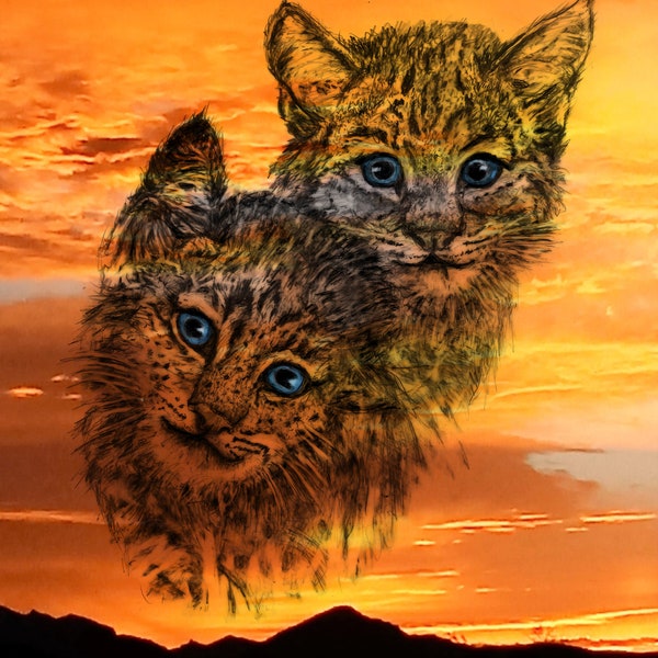 Native American Bobcat - Etsy