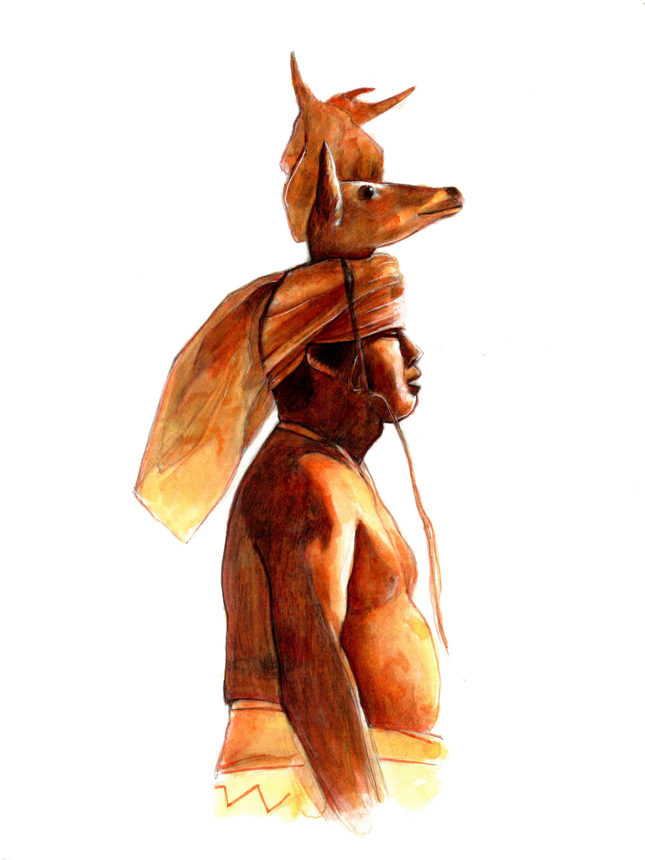 MASO YAQUI DEER Dancer Native American Ritual Yaqui IndianTribe ...