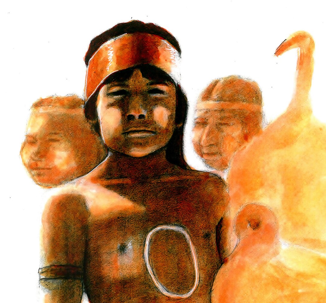 Native Son American Indian Child Ceremonial Dancer Native Art Prints ...