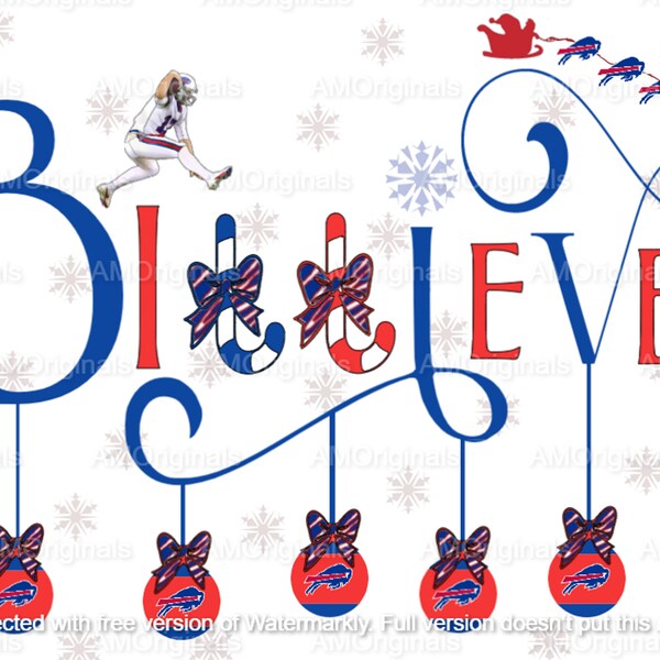 Buffalo Bills Billieve Svg - Etsy New Zealand